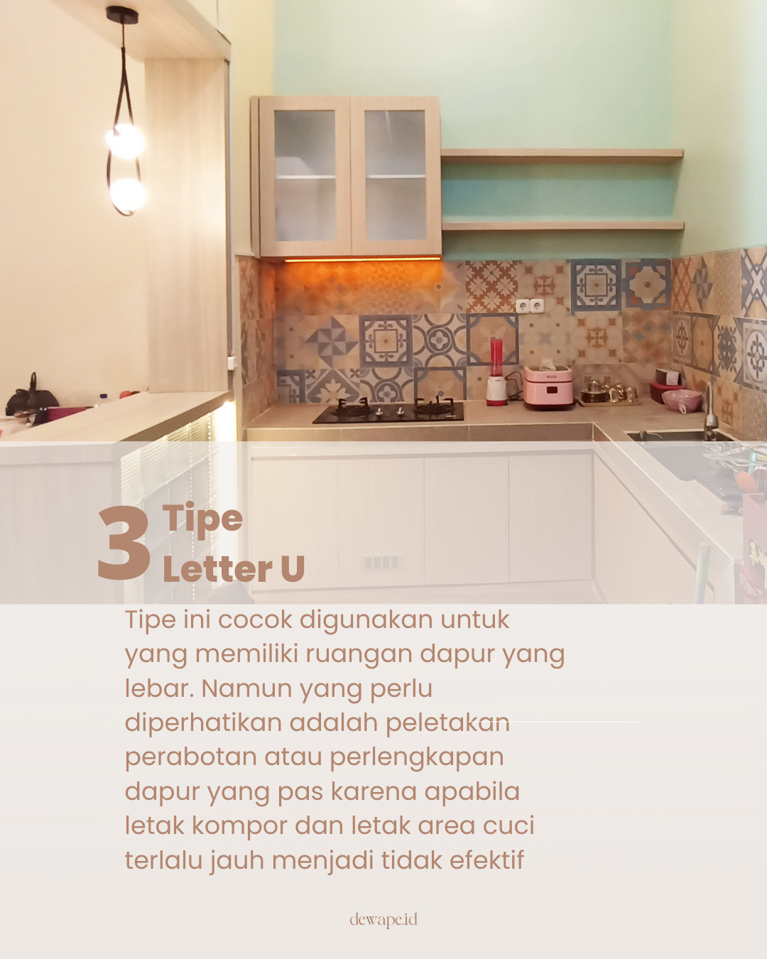 Tipe Kitchen Set Keren yang Cocok Untuk Rumahmu